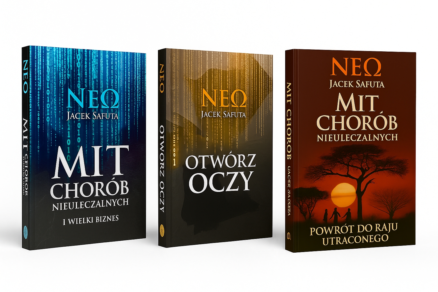 Trylogia Jacka Safuty: Mit Chorób + Otwórz Oczy + Powrót do raju